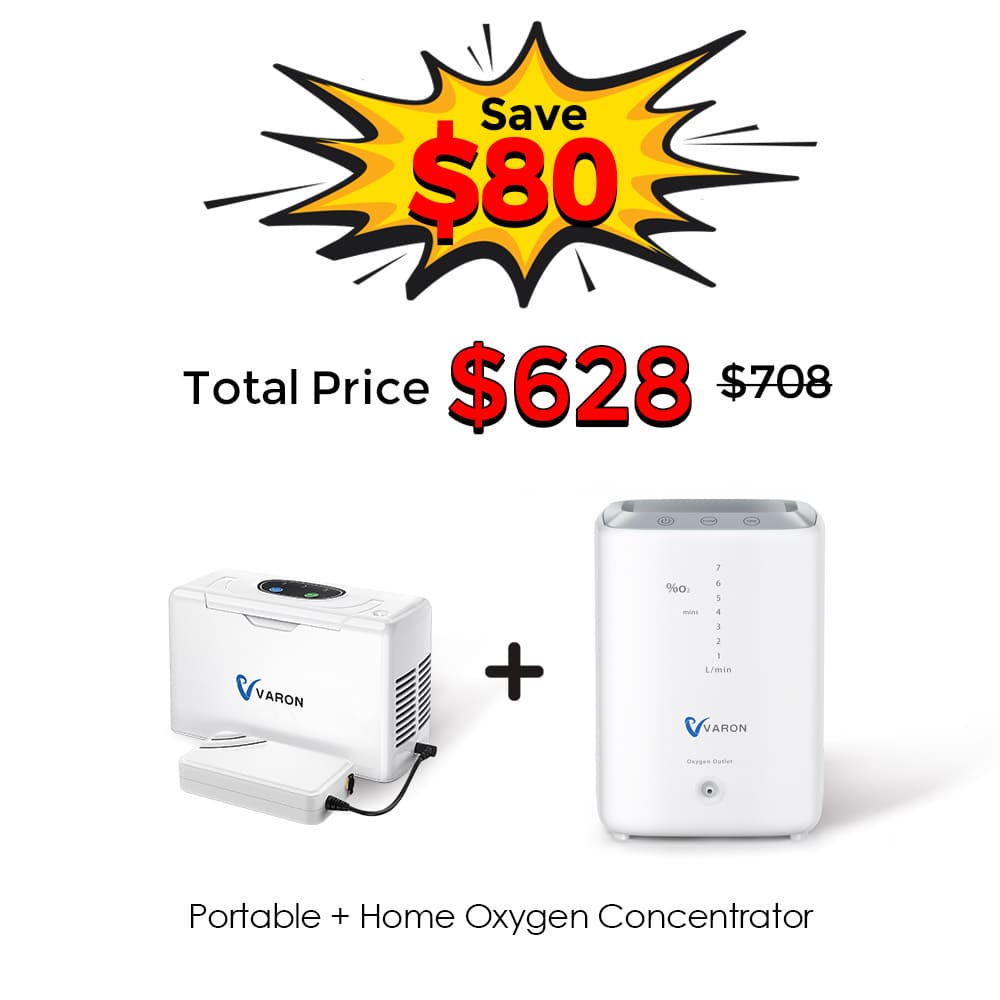 ON SALE Bundle| Home + Portable Oxygen Concentrator NT-04/NT-05 ...