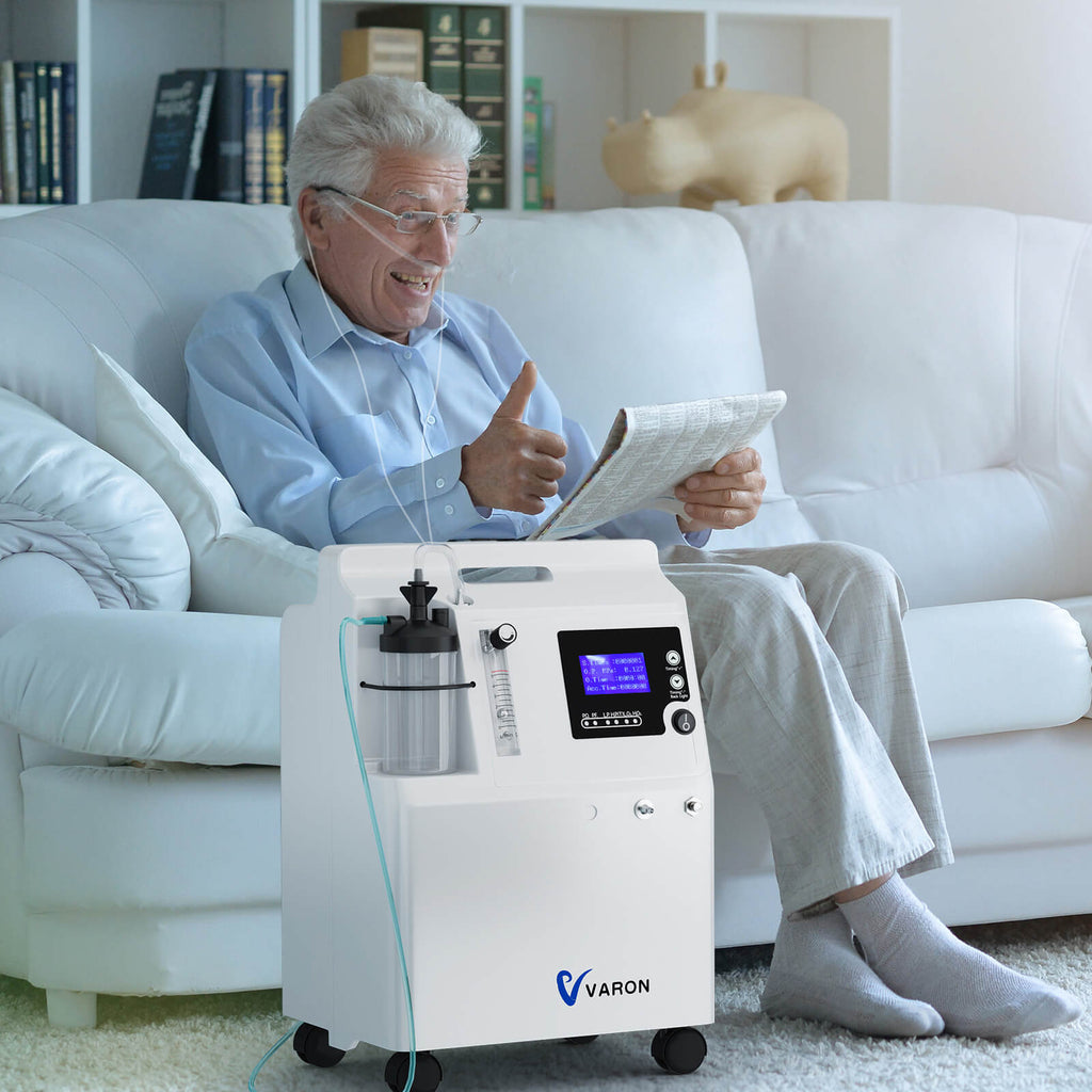 VARON FDA Approved 5L Medical Grade Home Oxygen Concentrator Serene 5 ...