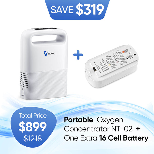 1-5L Portable Oxygen Concentrator NT-02 + An 16 Cell Battery – OXYGENSOLVE
