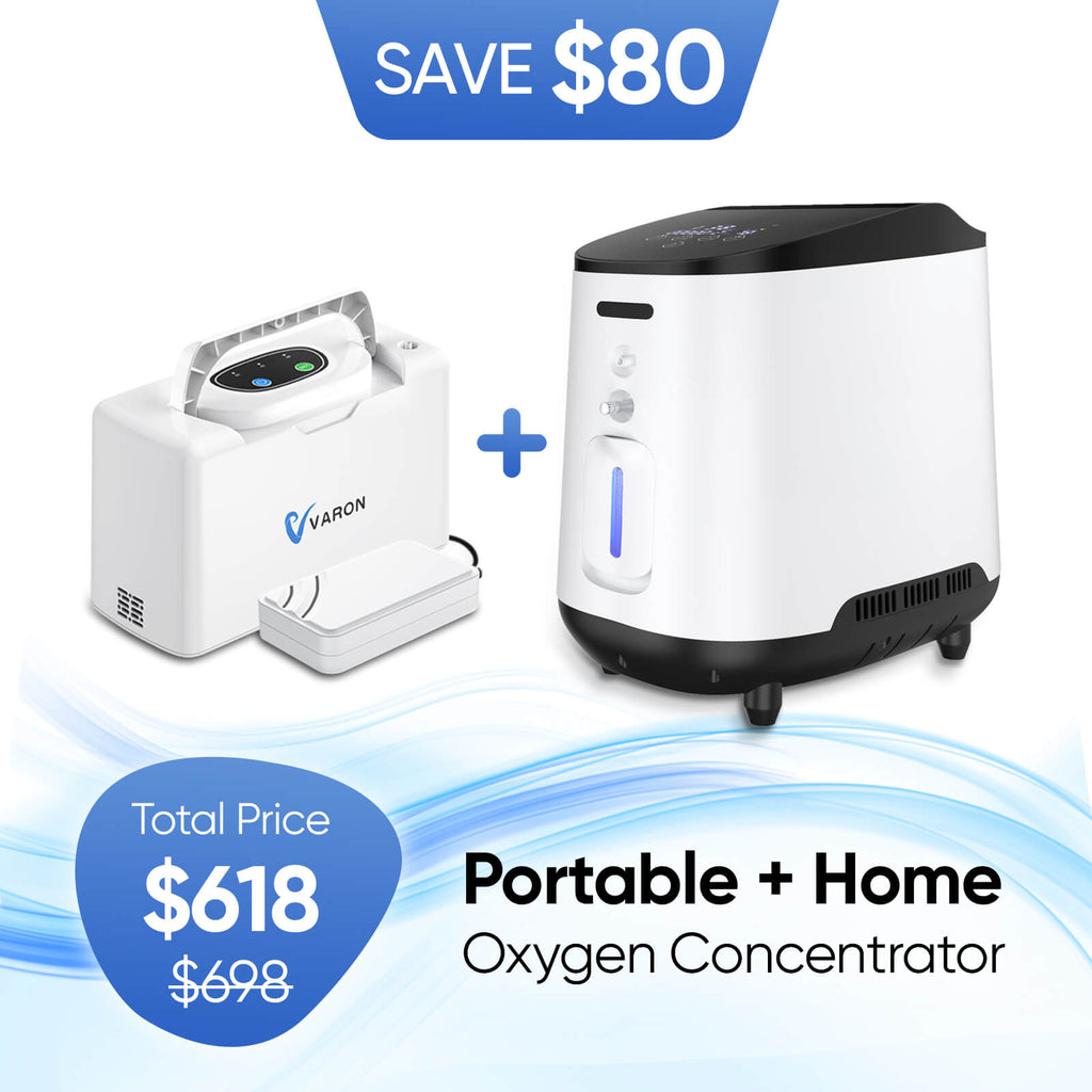 Portable Oxygen Concentrator NT-05 + Home Oxygen Concnetrator 105W ...