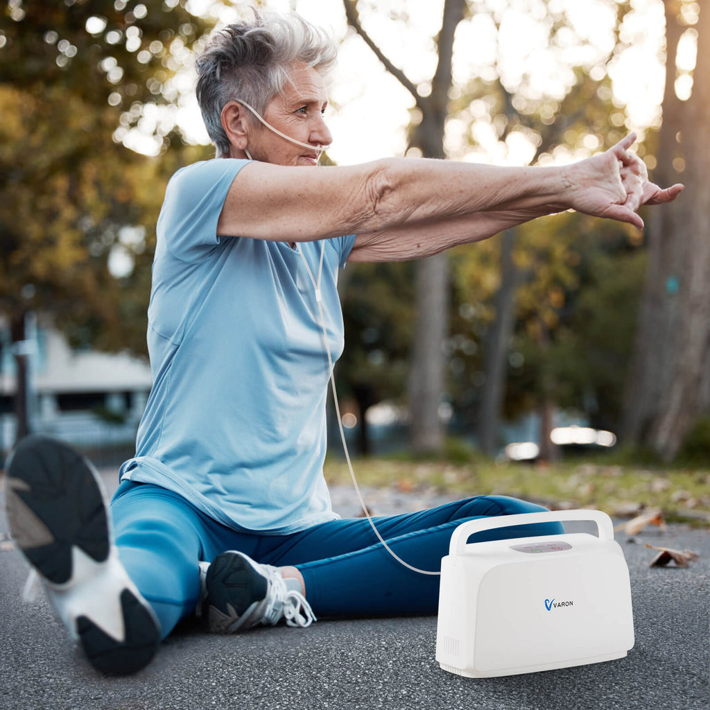 Lightest 3L/min Portable Oxygen Concentrator NT-03 + An Extra battery ...
