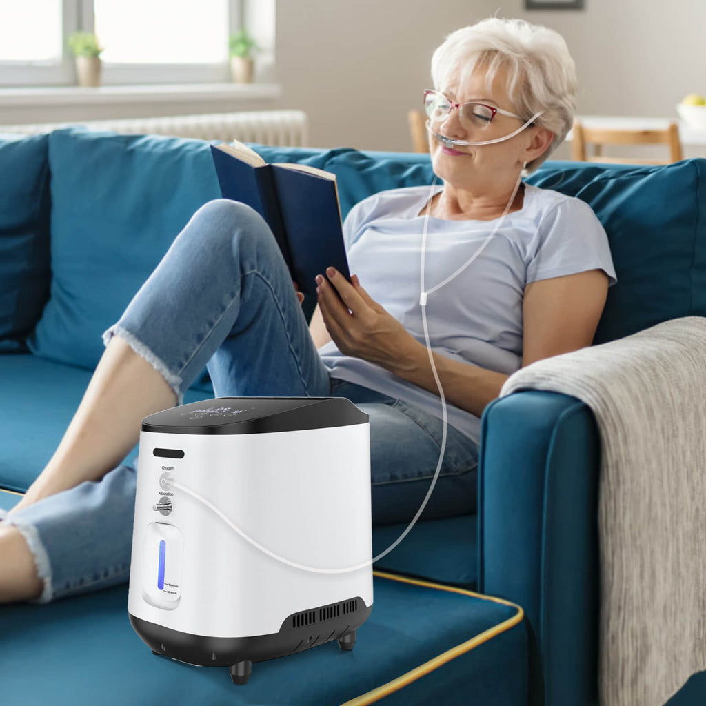 VARON 1-7L/min Adjustable Home Oxygen Concentrator 105W – OXYGENSOLVE