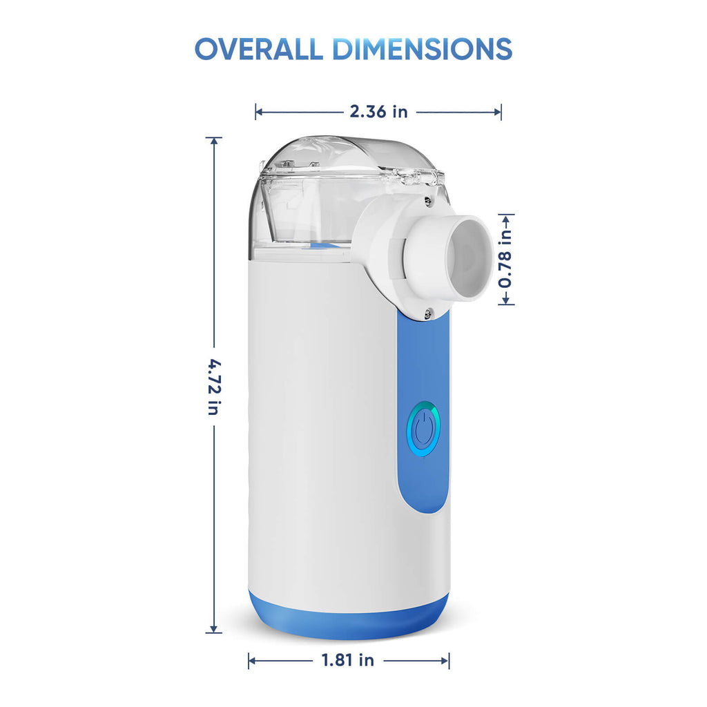 Compact Portable Nebulizer for Children 133B| Blue – OXYGENSOLVE